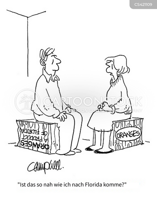 Cartoons und Karikaturen mit Orangen County