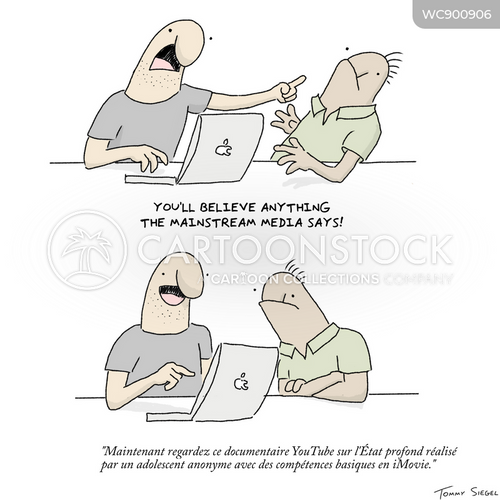 Dessins humoristique et caricaturés avec Culture Du Complot