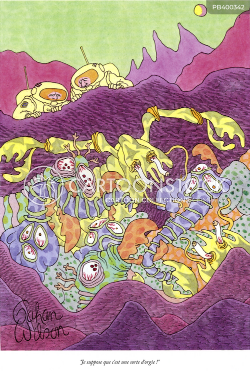 Dessins humoristique et caricaturés avec Orgies