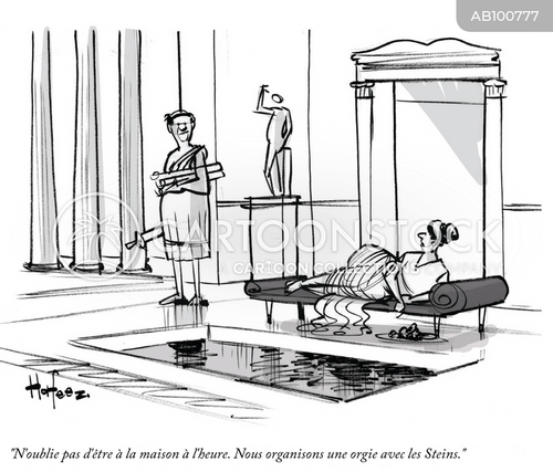 Dessins humoristique et caricaturés avec Orgies