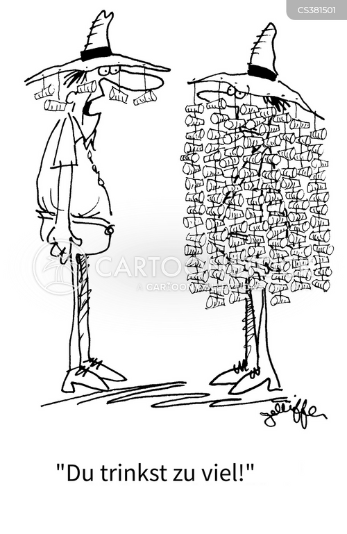 Cartoons und Karikaturen mit Aussie-hut