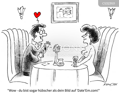 Cartoons und Karikaturen mit Online Compliment