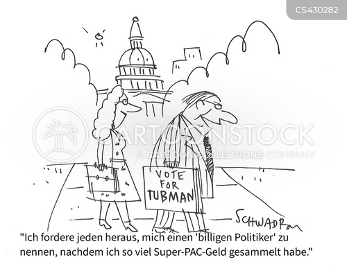Cartoons und Karikaturen mit Super Pac