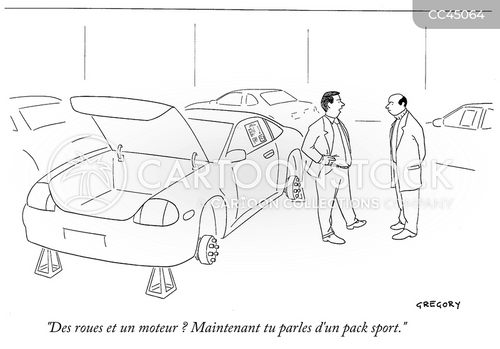 Dessins humoristique et caricaturés avec Packs Sport