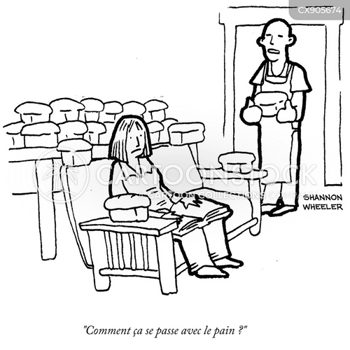 Dessins humoristique et caricaturés avec Pains