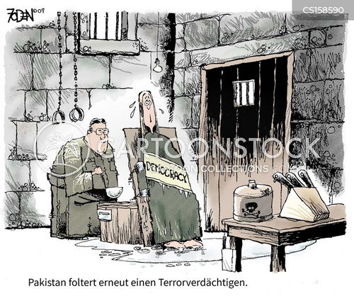 Cartoons und Karikaturen mit Pakistan