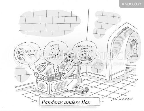 Cartoons und Karikaturen mit Das Rätsel Der Büchse Der Pandora