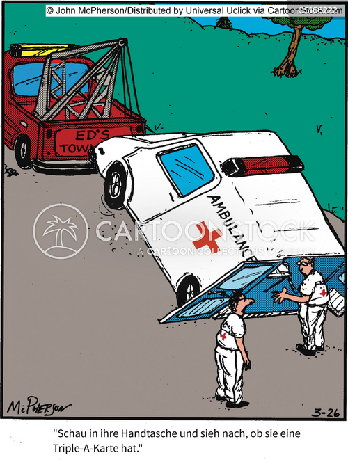 Cartoons und Karikaturen mit Triple A