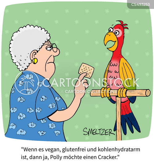 Cartoons und Karikaturen mit Polly Will Einen Quaker