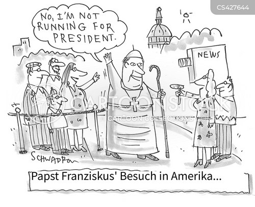 Cartoons und Karikaturen mit Katholische Kirche