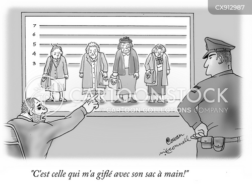 Dessins humoristique et caricaturés avec Parades D'identification
