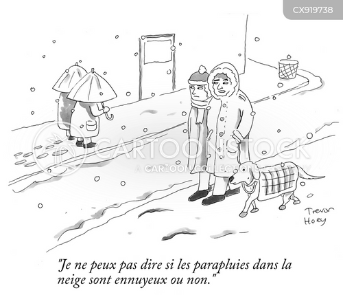 Dessins humoristique et caricaturés avec Neige Tombée
