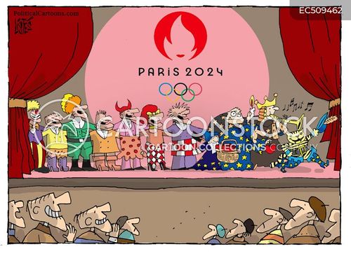 Paris Olympics Cartoons and Comics - funny pictures from CartoonStock