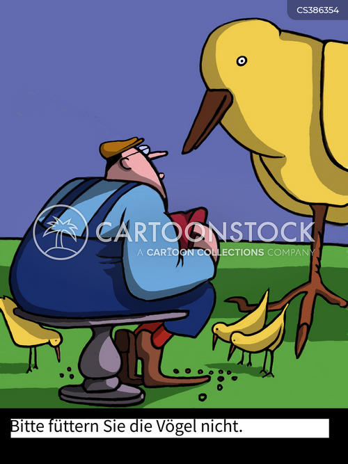 Cartoons und Karikaturen mit Futtern