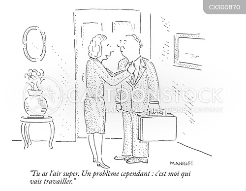 Dessins humoristique et caricaturés avec Aller Travailler