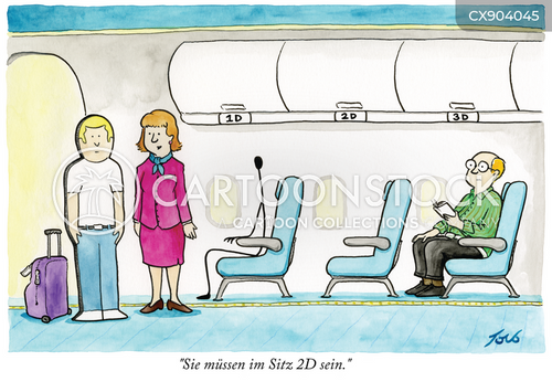 Cartoons und Karikaturen mit Volle Flüge