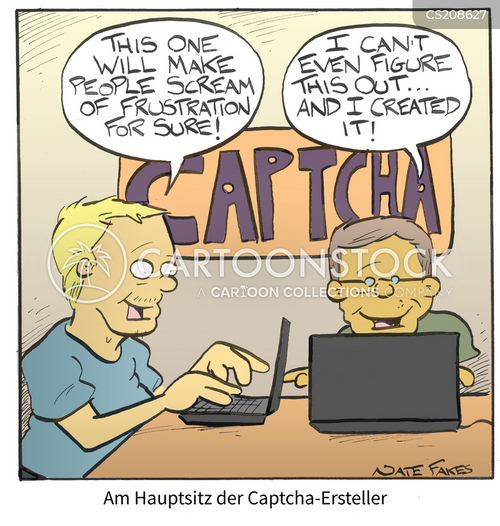 Cartoons und Karikaturen mit Turing Tests