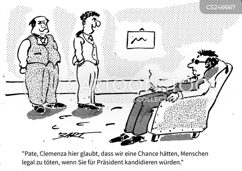 Cartoons und Karikaturen mit Die Pate-trilogie