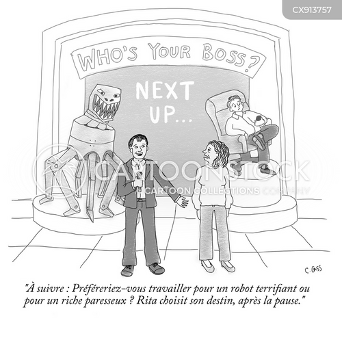 Dessins humoristique et caricaturés avec Patron Méchant