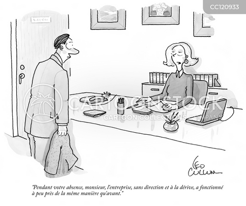 Dessins humoristique et caricaturés avec Leadership Traditionnel