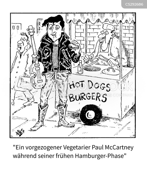 Cartoons und Karikaturen mit Paul Mccartney