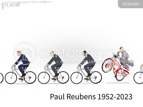 Cartoons und Karikaturen mit Paul Reubens