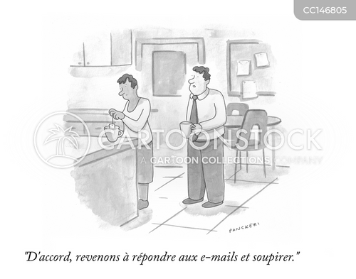 Dessins humoristique et caricaturés avec Pauses De Travail