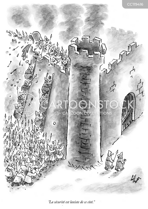 Dessins humoristique et caricaturés avec Landsknecht