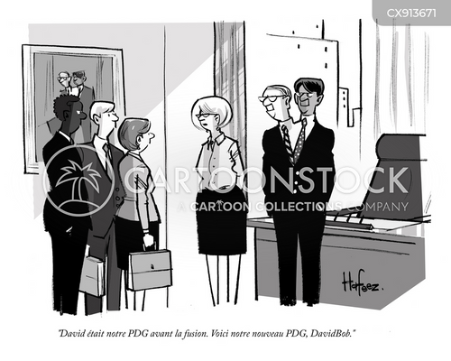 Dessins humoristique et caricaturés avec Chef D'entreprise