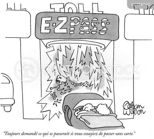Dessins humoristique et caricaturés avec Autoroutes