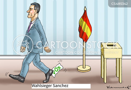 Cartoons und Karikaturen mit Spanische Wahlen