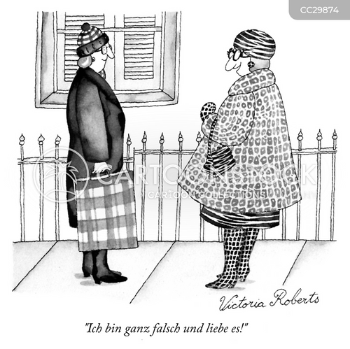 Cartoons und Karikaturen mit Achtsame Mode