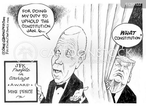 Profile In Courage Cartoons and Comics - funny pictures from CartoonStock