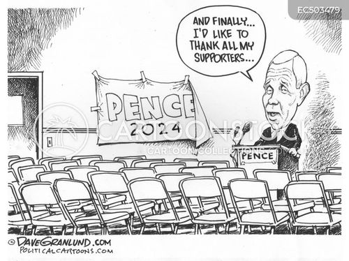 Pence Vp Selection Cartoons and Comics - funny pictures from CartoonStock