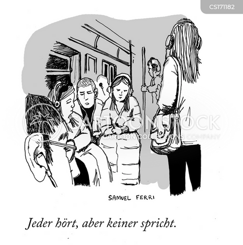 Cartoons und Karikaturen mit Schweigen