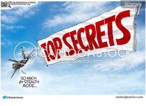 Top Secret Documents Cartoons and Comics - funny pictures from CartoonStock