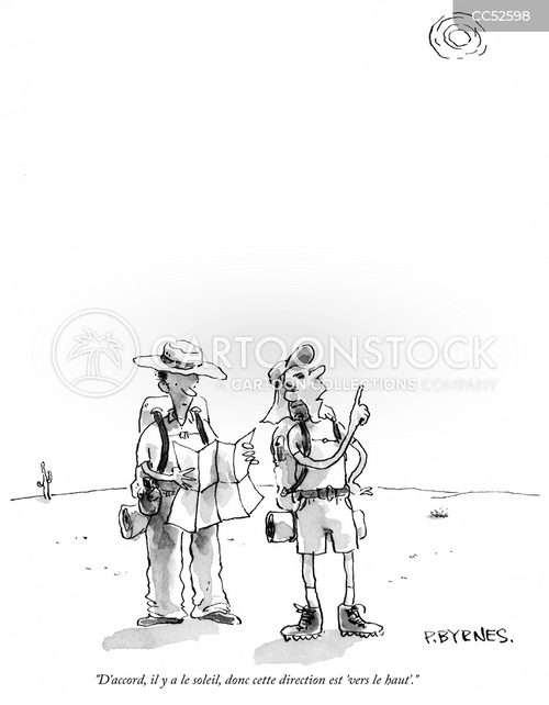 Dessins humoristique et caricaturés avec Randonneur