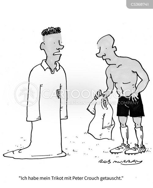 Cartoons und Karikaturen mit Peter Crouch