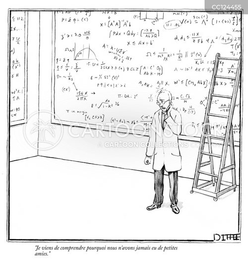 Dessins humoristique et caricaturés avec Physique Quantique