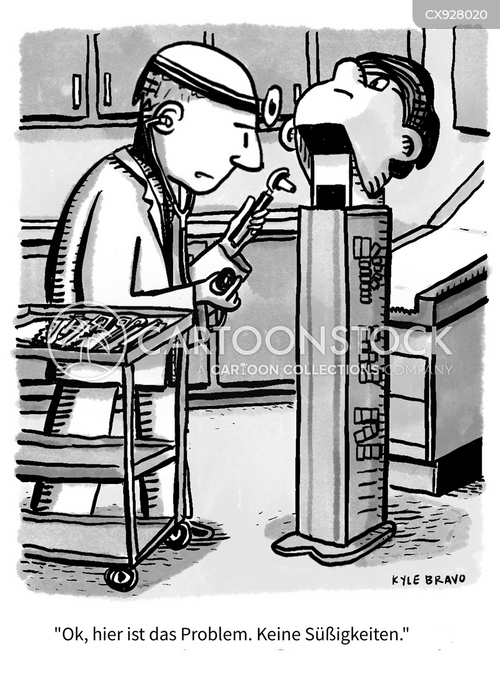 Cartoons und Karikaturen mit Pez-spender