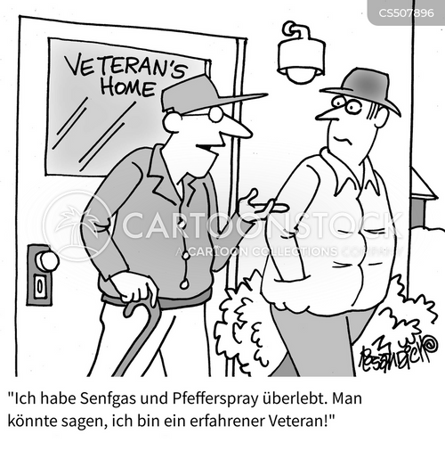 Cartoons und Karikaturen mit Oc-spray