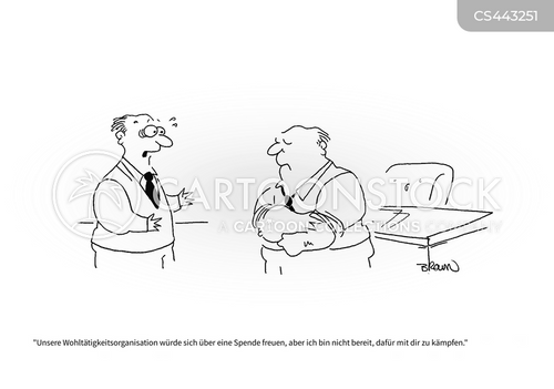 Cartoons und Karikaturen mit Spenden