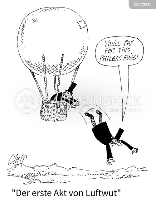 Cartoons und Karikaturen mit Phileas Fogg