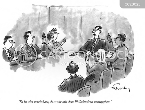 Cartoons und Karikaturen mit Strategiebildung