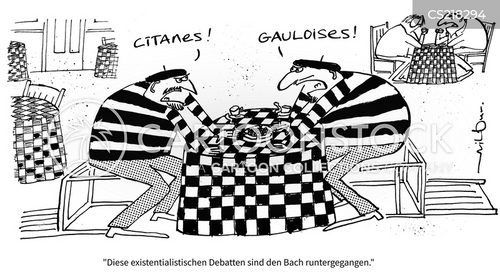Cartoons und Karikaturen mit Debatten
