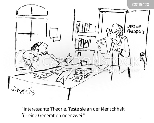 Cartoons und Karikaturen mit Philosophie-abteilung
