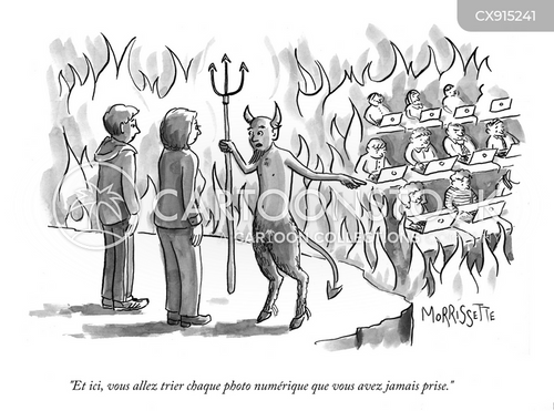 Dessins humoristique et caricaturés avec Figures Des Enfers