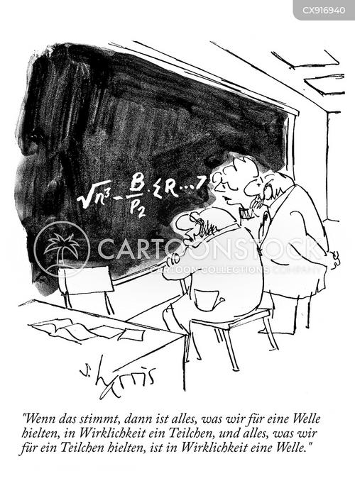 Cartoons und Karikaturen mit Physiktheorie