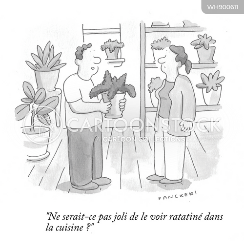 Dessins humoristique et caricaturés avec Plantes Anciennes