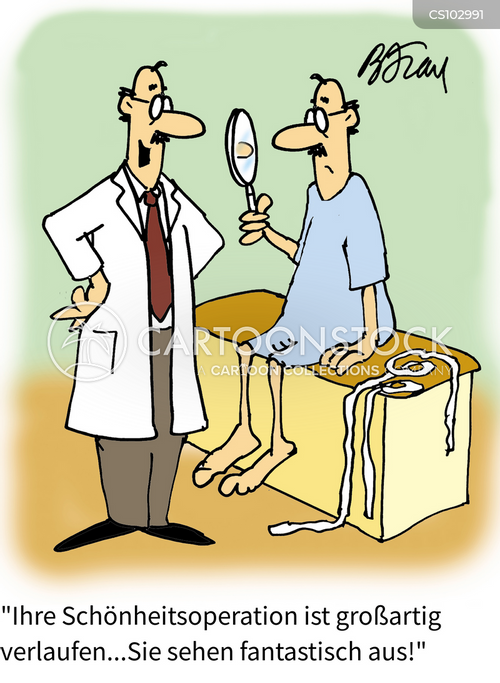 Cartoons und Karikaturen mit Plastische Chirurgien